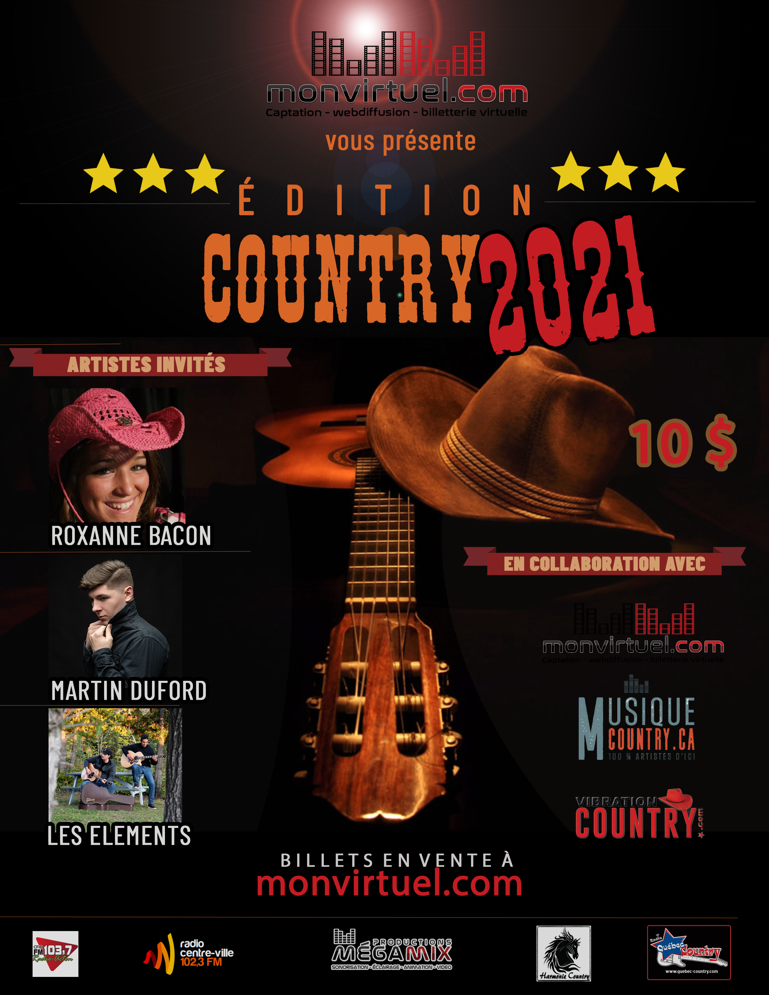 Édition country 2021 spectacle 1 - Mon Virtuel